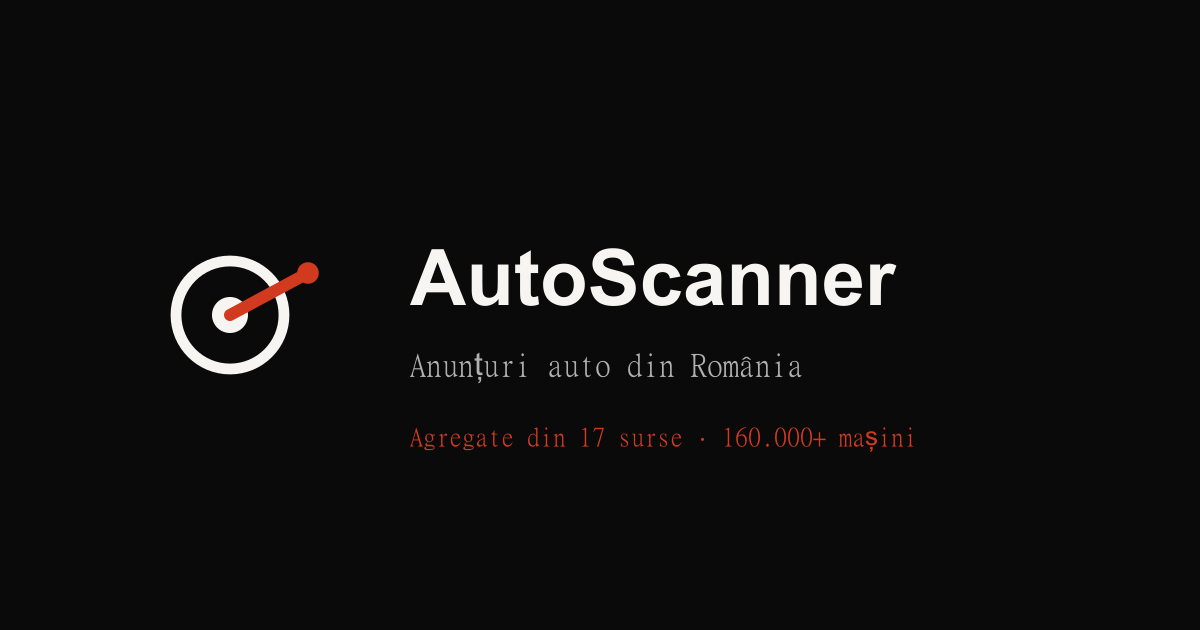 AutoScanner — Anunțuri auto din România | Mașini second hand